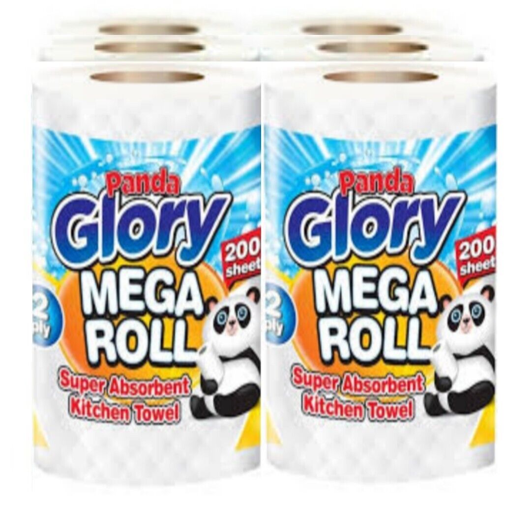 Panda Glory Mega Roll 200 Sheets – Dado Supplies UK Ltd.